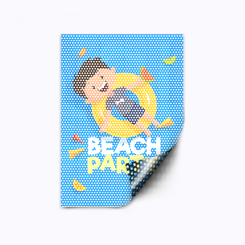 Perforated Sticker | Botak Sign