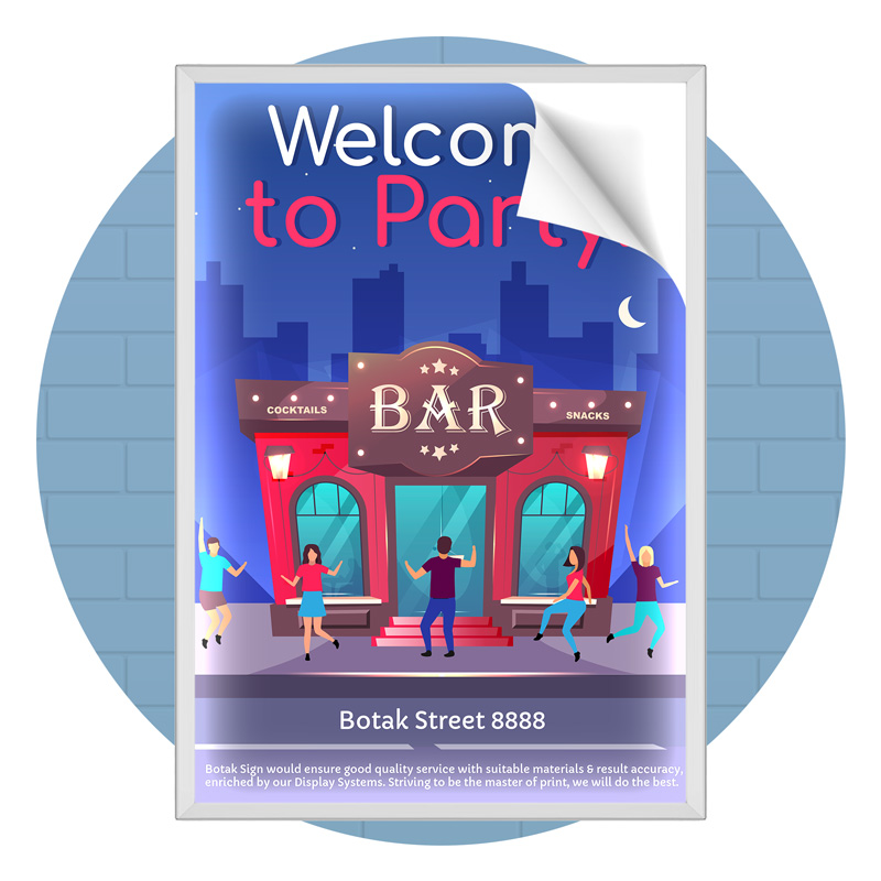 Transparent Backlit Stickers | Botak Sign Pte Ltd