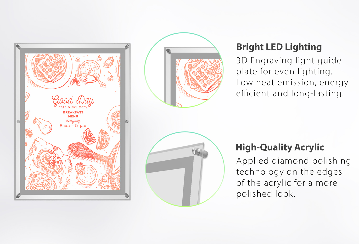 Crystal Light Box | Botak Sign