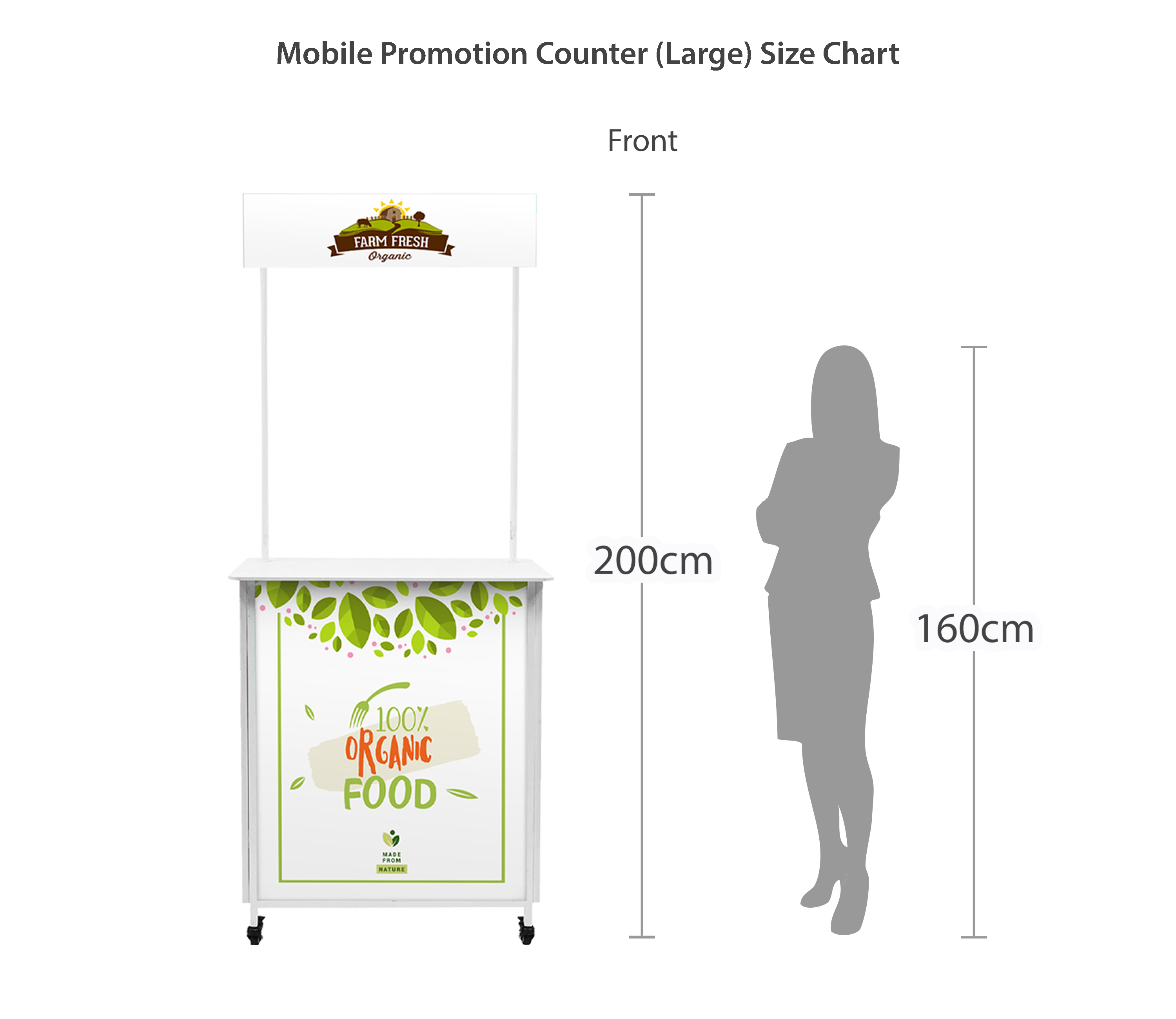 Mobile Promotion Counter (Print Only) | Botak Sign