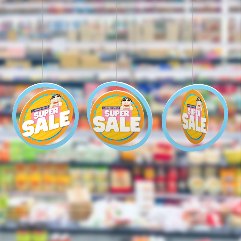 Ceiling Dangler | Botak Sign Pte Ltd