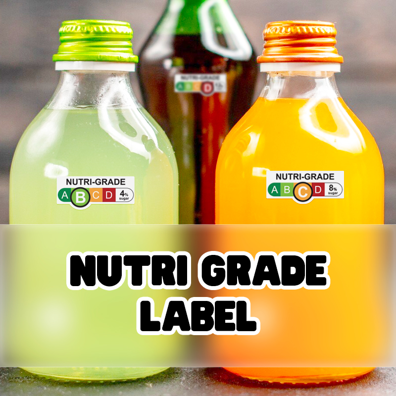Affordable Nutri Grade Labels That Comply With Government Rules