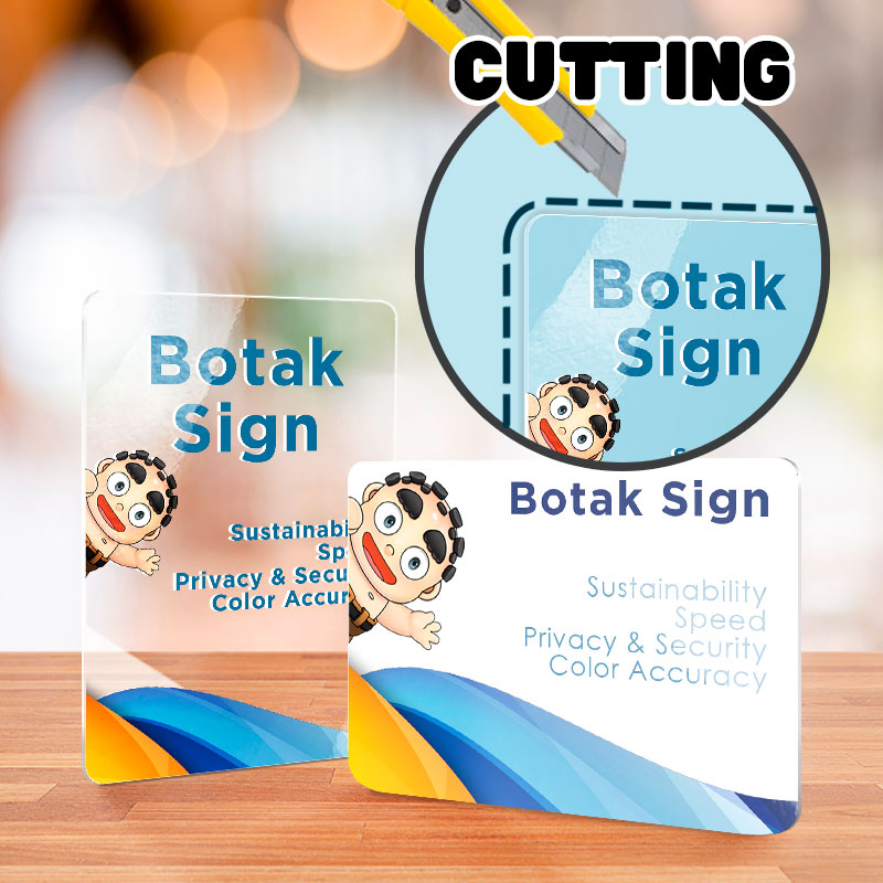 PVC or PC Sheet Printing / Cutting | Botak Sign Pte Ltd